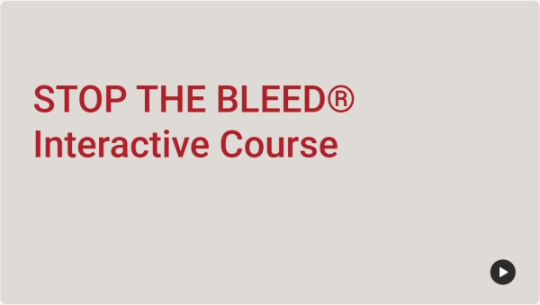 Stop The Bleed Interactive Online Courses